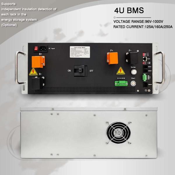 Quality 4U case overall High Voltage Battery Management System Bms 576V 250A for sale