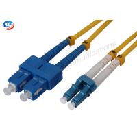 Quality 3.0mm 3m Fiber Optic Patch Cord CE Mode Conditioning Low Insertion Loss for sale