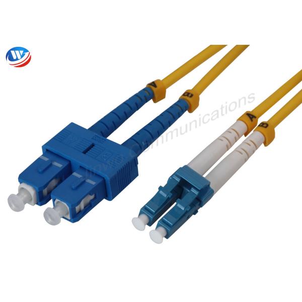Quality 3.0mm 3m Fiber Optic Patch Cord CE Mode Conditioning Low Insertion Loss for sale