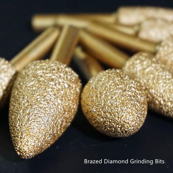 Quality 6mm Brazed Diamond Tools For Iron Casting Granite Marble Grinding for sale