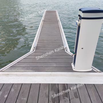 Quality Aluminum Alloy Dock Marina Float Floating Pontoon Marine Floating Docks for sale