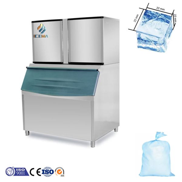 Quality 250 KG Capacity Automatic Ice Maker Machine 1000kg /24h for Commercial Ice Production for sale
