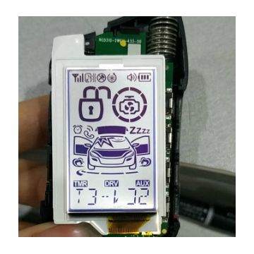 Quality Custom 7 Segment LCD Display Panel / High Contrast Transparent Positve LCD for sale