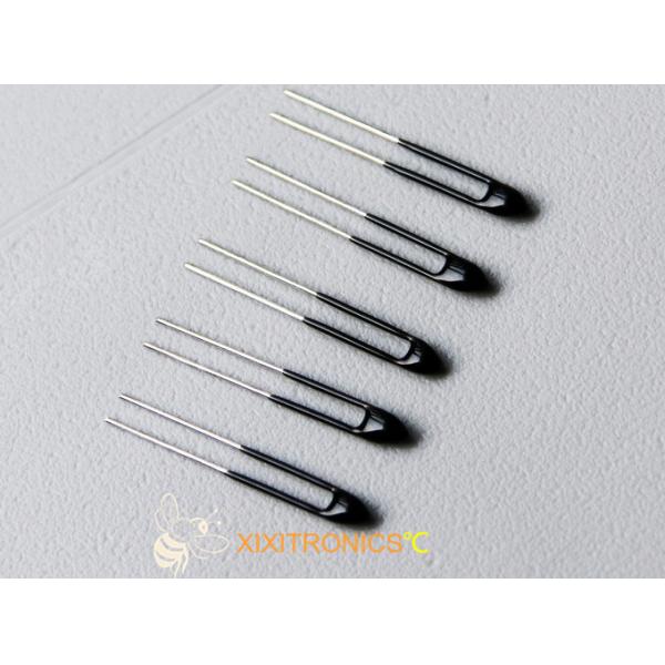 Quality 10K, 50K, 100K, 200K,1M, 2M Extended Upper Leads Epoxy Coated NTC Thermistor for sale