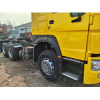 Quality Used Yellow Sinotruk HOWO 6*4 Tractor Truck 30ton 40ton with Manual Transmission for sale