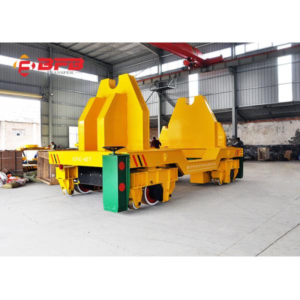 Quality Customized Steel Rail Transfer Trolley , Scale / Screen Electric Transfer Cart for sale
