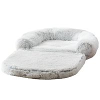 Quality Voice Prompt Heated Smart Cat Sleep Bed TPU Liner Hypoallergenic Fabric Cat Bed for sale