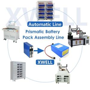 Quality Lithium Ion Battery Pack Production Machine 13 Channel For Prismatic Square Cell for sale
