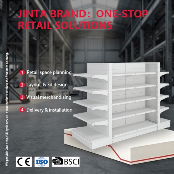Quality Heavy Duty Cold Rolled Steel Supermarket Display Shelf with Adjustable Shelf Height and 140kg/layer Load Capacity for sale