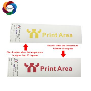 Quality 30 Degree Temperature Sensitive Ink Ceres Reversible Screen Printing Ink for sale
