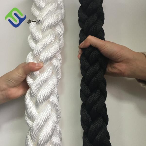 Quality High Tenacity 8 Strand Polyester 48mm-120m Diameter Berth Mooring Ship Rope for sale