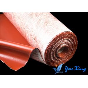 Quality Anti - Aging Silicone Fiberglass Fabric Good Heat Insulation And Soft Surface for sale