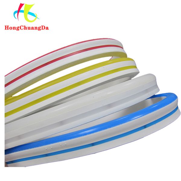 Quality 10W Flexible LED Silicone Neon Strips 12V LED Neon Rope Light Waterproof for sale