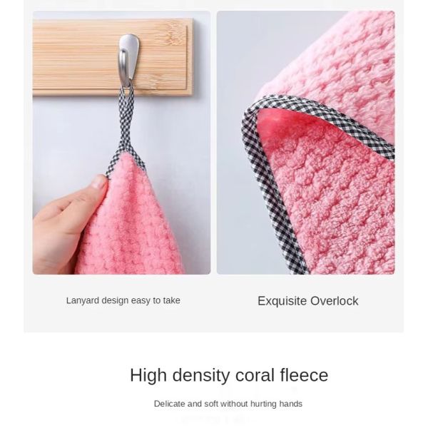 Quality Stainless Steel Microfiber Kitchen Cleaning Cloth 25x25cm for sale