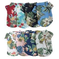 China Hawaiian Style Pets Wearing Clothes French Bulldog Dog Hawaiian Shirt factory