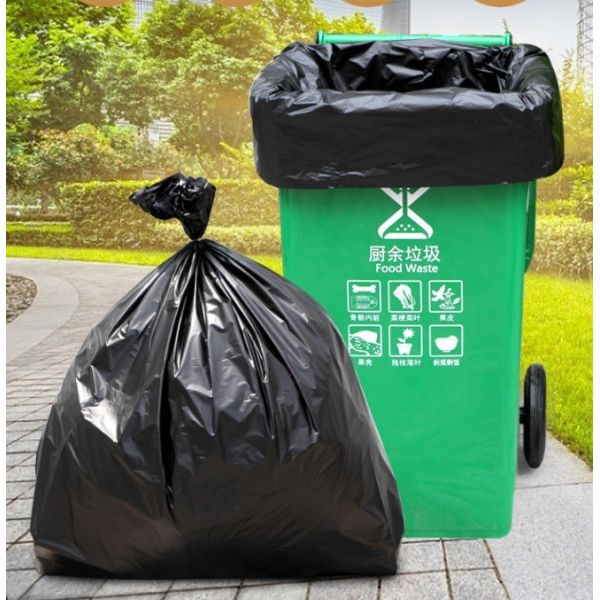 Quality Custom Order Black Thickened Large Garbage Bag for Catering Hotel Property for sale