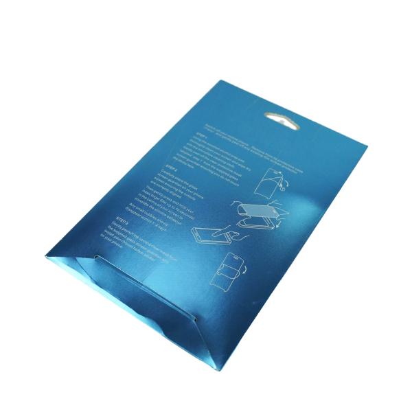 Quality High Quality Custom Coated Paper Box Phone Glass Screen Protector Packaging Box for sale