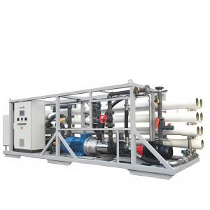 Quality Customizable Seawater Purification System 99.5% Desalting For Varying Salinity for sale