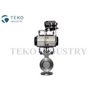 Quality 4 Inch High Performance Butterfly Valves Pneumatic Actuated Modulating With YTC for sale