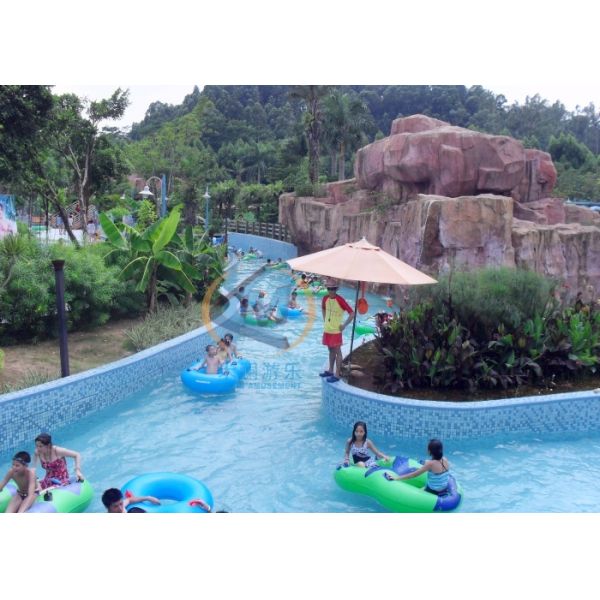 Quality Outdoor Lazy River Machine Adventure Lazy River 2-4m Wide With Field Control for sale