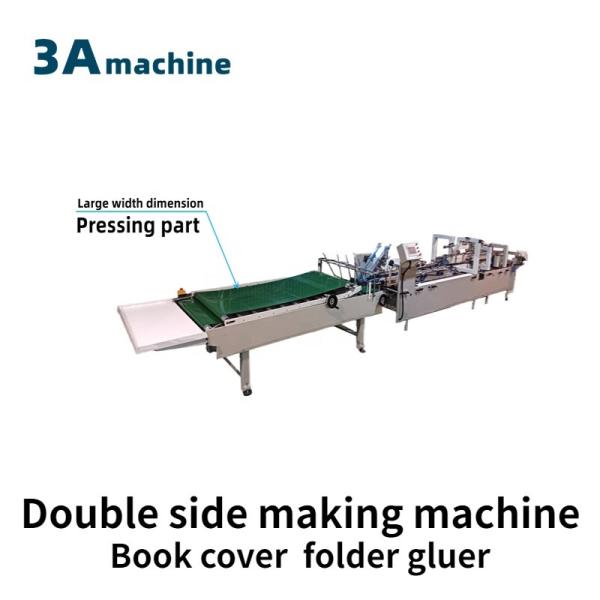 Quality CQT-800BS Automatic Book Cover Side Pasting Machine for Consistent Folding and for sale