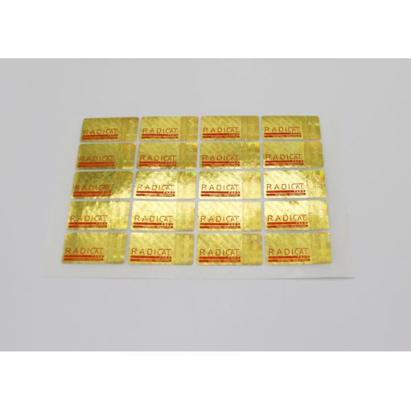 Quality Golden Stamping Custom Laser Labels Stable For 10ml Sterile Injection Vials for sale
