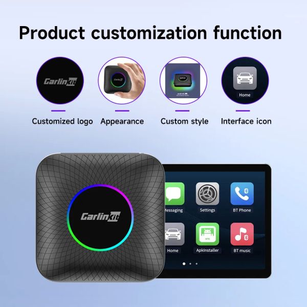 Quality 4+64gb Ai Box Wireless Adapter Carplay Android Auto AI Box Dongle Bluetooth 4.2 for sale