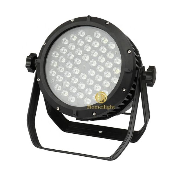 Quality Christmas Outdoor Park Lights 54pcs 3W IP65 RGBW LED Par Light 25lm/w for sale