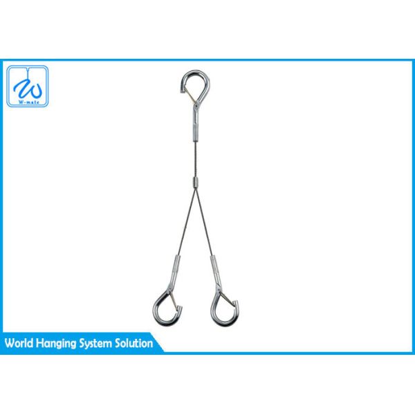 Quality Y - Hook End Art Cable Hanging System For Picture Display 12mm Safe Wire Thickness for sale