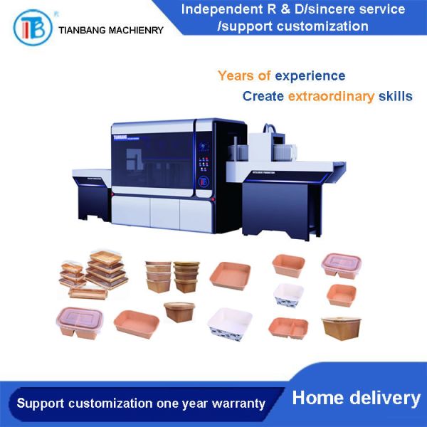 Quality JKB-700JZ  Sushi Paper Tray Forming Machine Energy Saving for sale