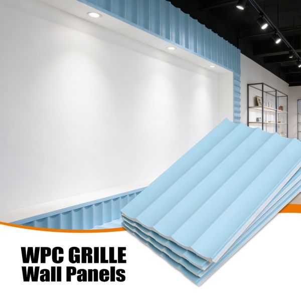 Quality Hot Sale Customized Wpc Interior Wall Panel Waterproof Fluted Wall Panel For Indoor Decoration for sale