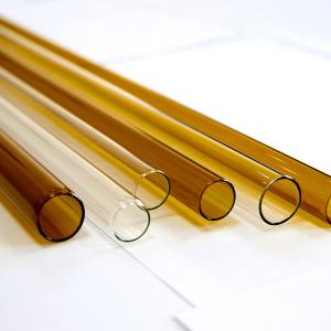 Quality Neutral clear/amber glass tube for sale