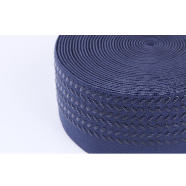 Quality 50mm Anti Slip Webbing Transparent Silicone Elastic Gripper Tape for sale