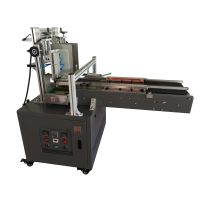 Quality Semi Automatic Long Conveyor Psa Glue Cookie Box Sealing Machine for sale