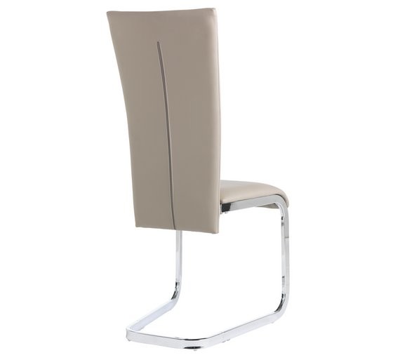 Quality 0.25CBM 42cm Modern Dining Chair With Brushed Stainless Steel for sale