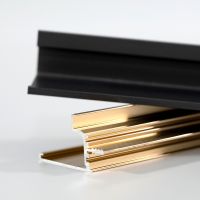 Quality Furniture Half Edge 22mm Thickness Aluminium Drawer Handles for sale