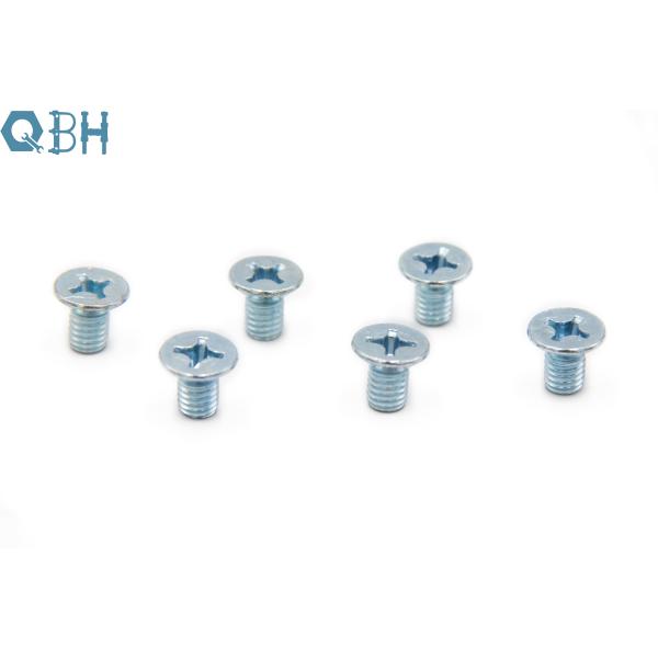 Quality DIN 965 Cross Recessed Countersunk Flat Head Screws Zinc Plating for sale