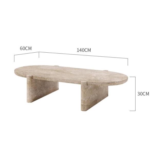 Quality Nordic Modern Hotel Furniture Natural Stone Coffee Table for sale