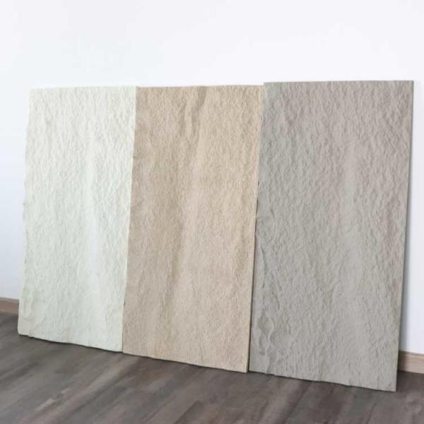 Quality Faux Pu Stone Wall Panel Mushroom Fireproof 3mm 1220 * 2440mm for sale
