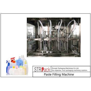 Quality 500ml-5L Automatic 6 Heads Paste Filling Machine With Servo System For Cream for sale