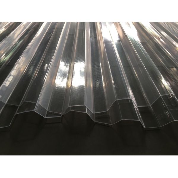 Quality PVC Clear Plastic Roof Tile Machine For Transparent Roof Tiles Siemens Motor for sale