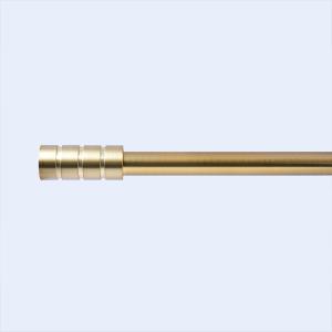 Quality Rose Gold Coloured 25/28 mm Curtain Rod Set Pole Iron Curtain Tube Wholesale for sale