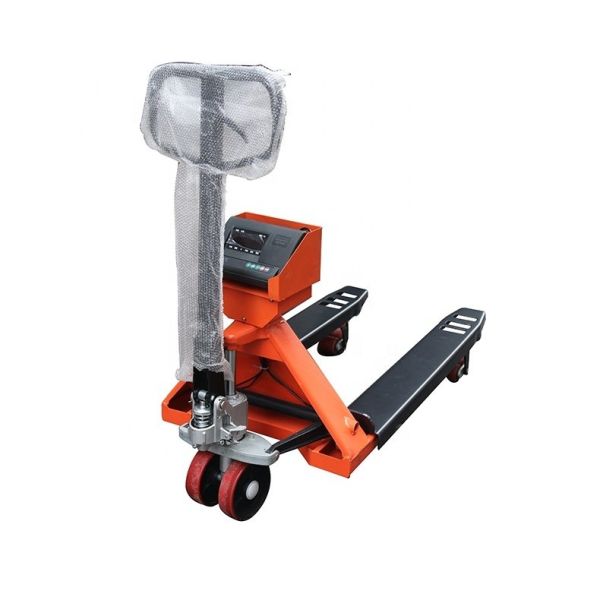 Quality Industrial 3 Ton Pallet Truck Scale with Weighing System and Customized Color Option for sale