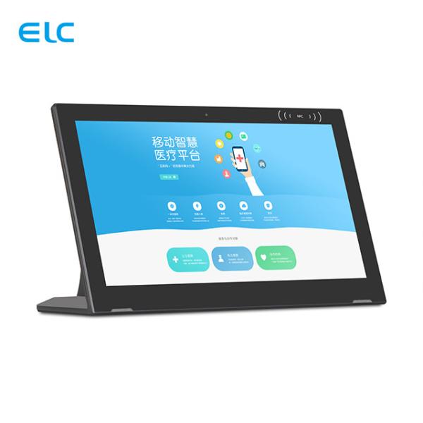 Quality Touch Screen Desktop Tablets 15.6 Inch Smart Interactive Tabs With POE RJ45 NFC for sale