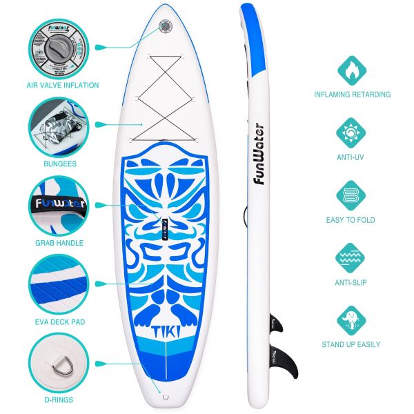 Quality Waterproof Bag Inflatable Stand Up Board Adj Paddle Stand Up Paddle Surf Pump for sale