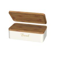 Quality Metal Bread Bin Set Crown Series Kitchen Storage Containers for Bread Tea and for sale