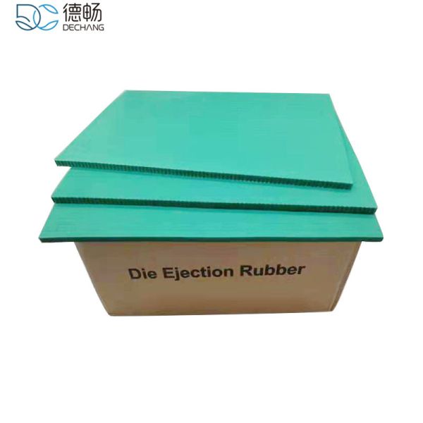 Quality Green Color EVA Ejection Rubber Material For Die Cutting Mould 55 Degree OEM for sale