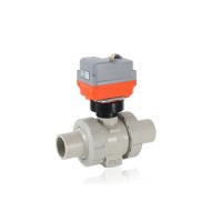 Quality IP67 PVC Socket Ball Valve Trapezoidal Threaded Union Type Ball Valve CE for sale