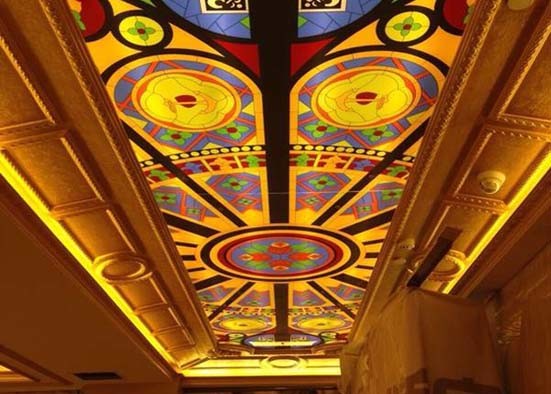 Quality Tempered Digital UV Printing On Glass , Exterior Building Glass With Various for sale