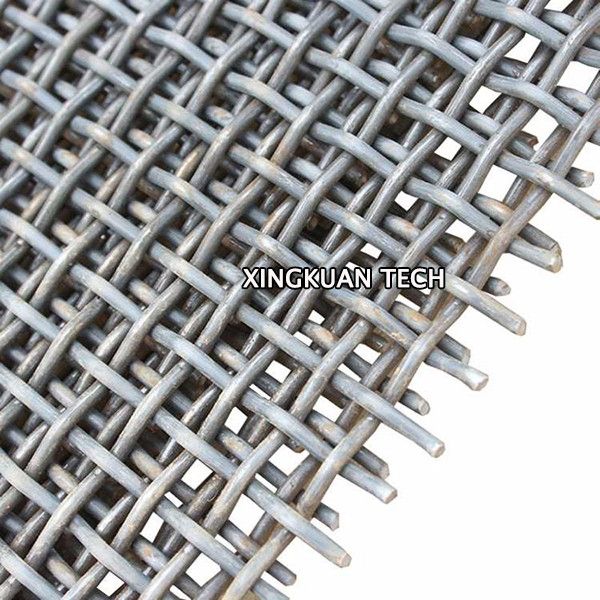 Quality 65Mn Wire Mesh Vibrating Screen , machine weaving crusher screen mesh for sale
